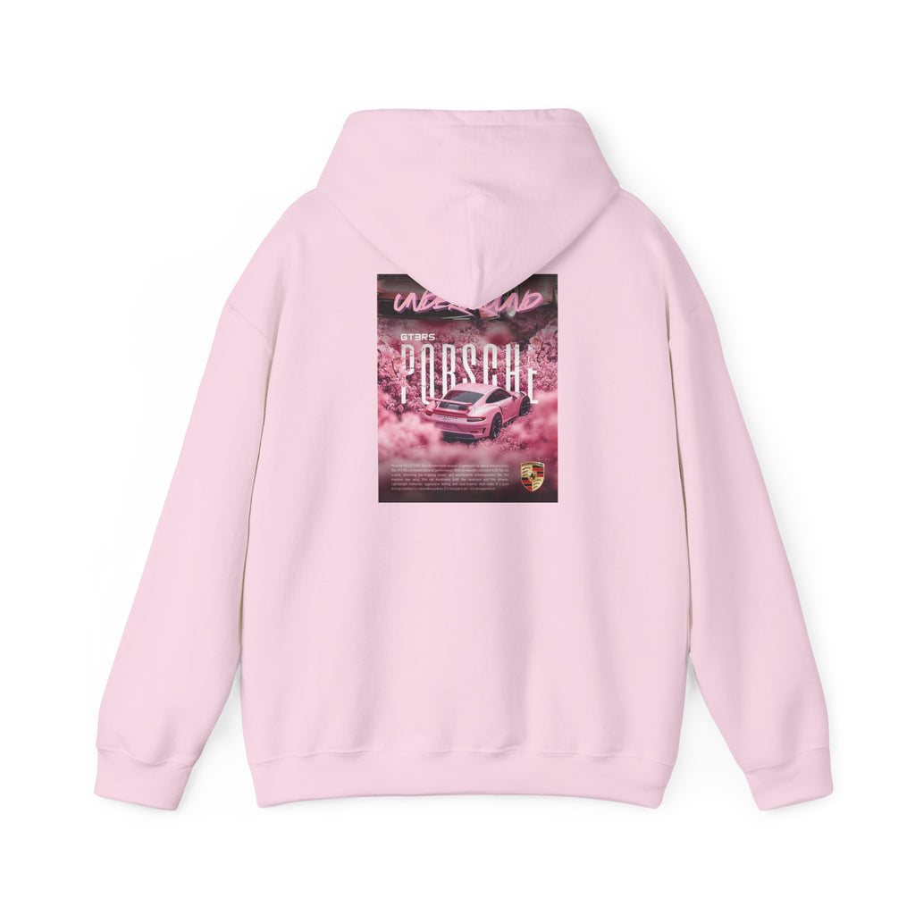Pink Porsche Sports Car Hoodie – #1