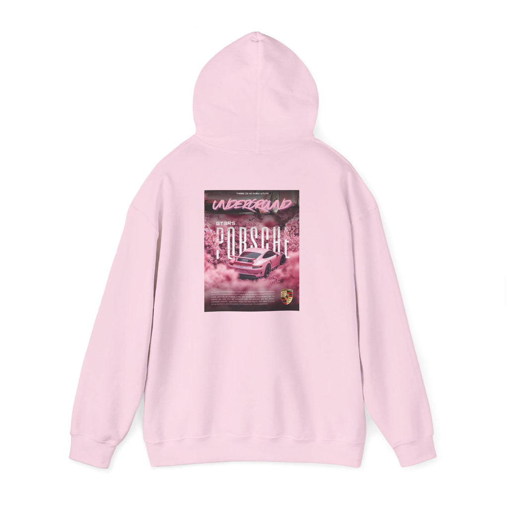 Pink Porsche Sports Car Hoodie – #1